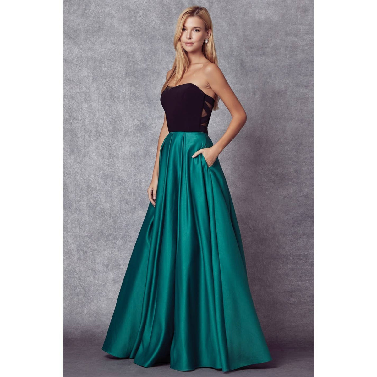 Women's Juliet Two-Tone Sweetheart Ball Gown – Miss Dressy